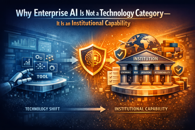 When “AI in the Enterprise” Becomes Enterprise AI: Why Institutions ...