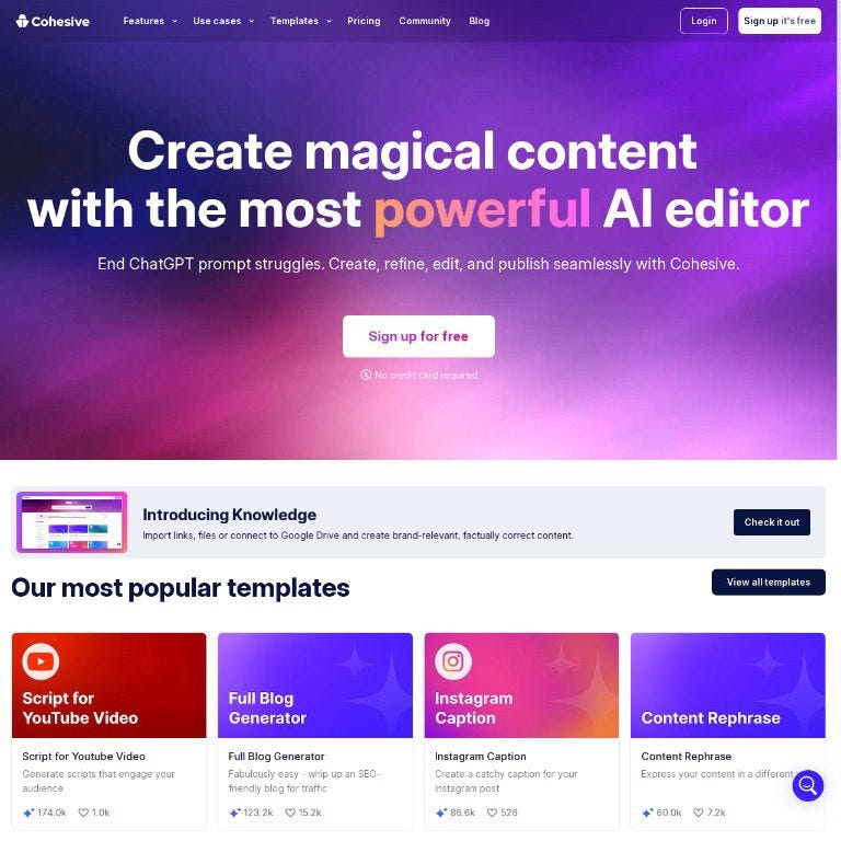 Cohesive | by Futureailist | Oct, 2023 | Medium