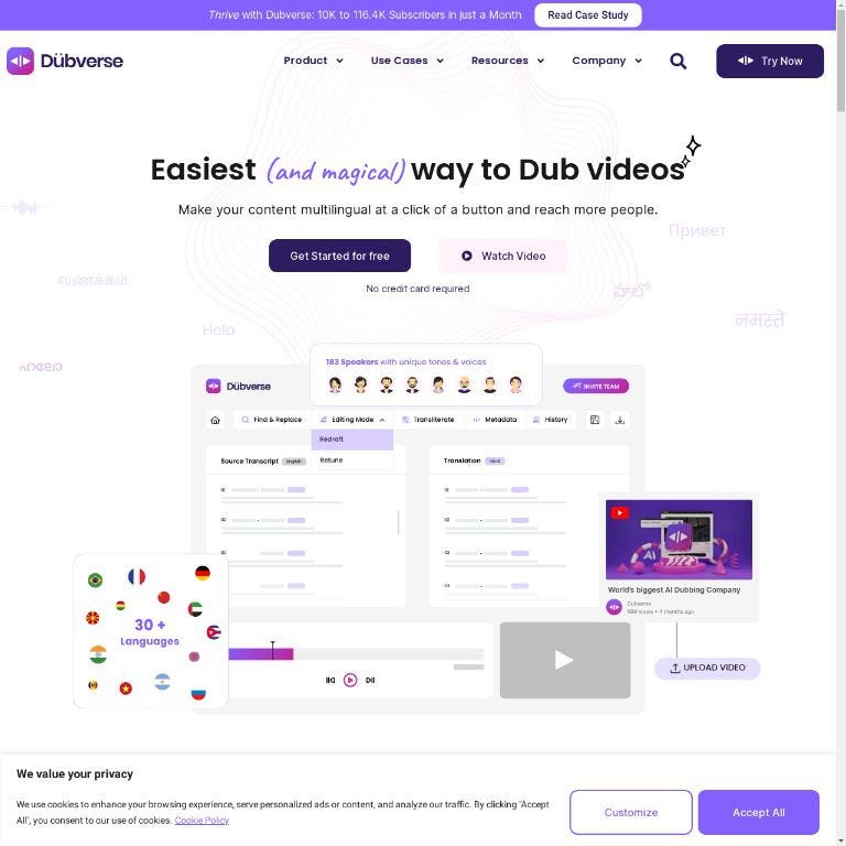Dubverse.ai | by Futureailist | Medium