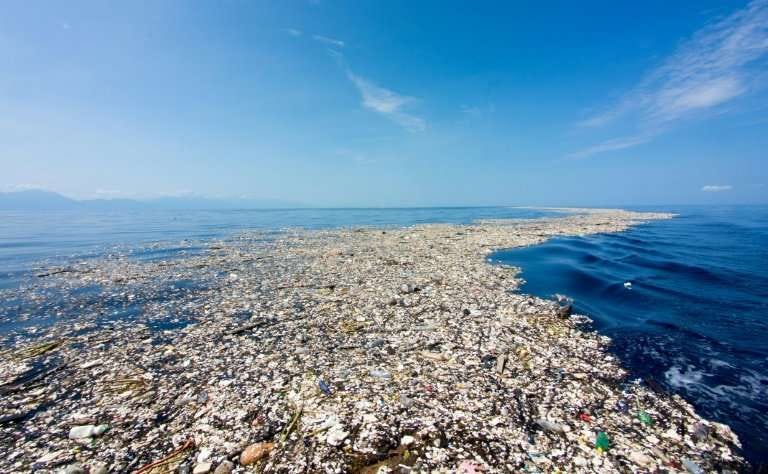 The Great Pacific Garbage Patch. The coasts of California and Hawaii ...