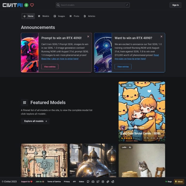 Civitai | by Futureailist | Oct, 2023 | Medium