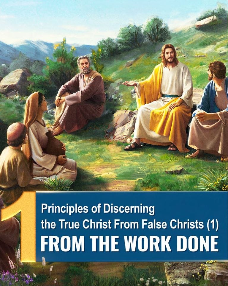 The Principle of Discerning the True Christ From False Christs (1 ...