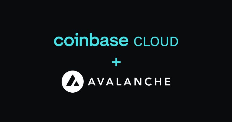 Participate and build on Avalanche with Coinbase Cloud | by Coinbase | The Coinbase Blog | Medium