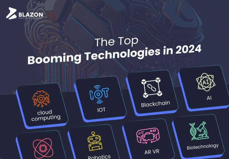 The Top Booming Technologies In 2024 | by Admin4 | Feb, 2024 | Medium