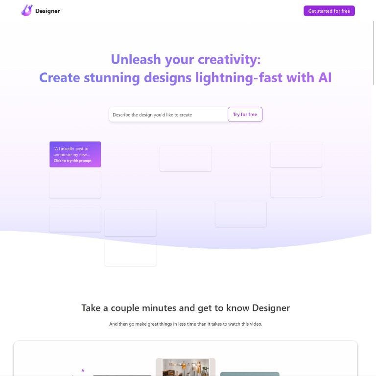 Microsoft Designer for Web | by Futureailist | Medium