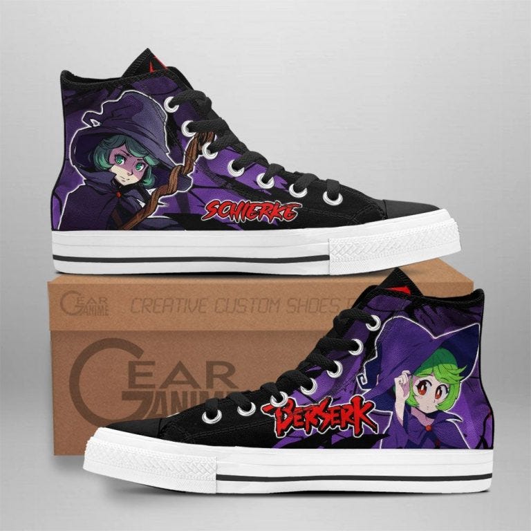 Berserk Shoes — Schierke Signature High Top Converse Shoes - Berserk ...