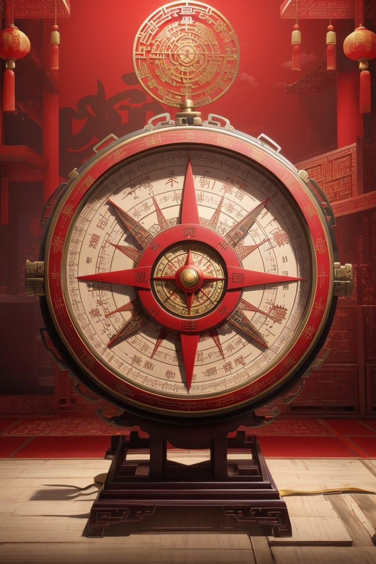 Chinese Compass Symbols