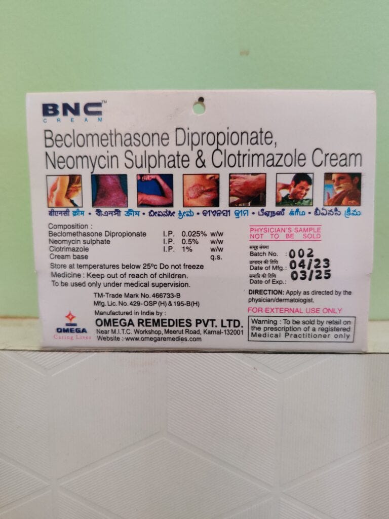 Bnc Cream Uses in Hindi:Dosage, composition ,price | by Shubham | Oct, 2023 | Medium