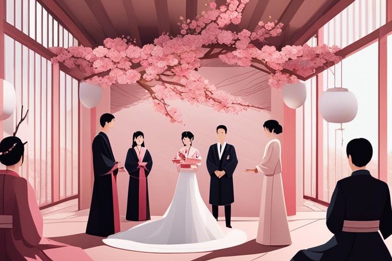 How to incorporate traditional Japanese elements into a modern wedding ...