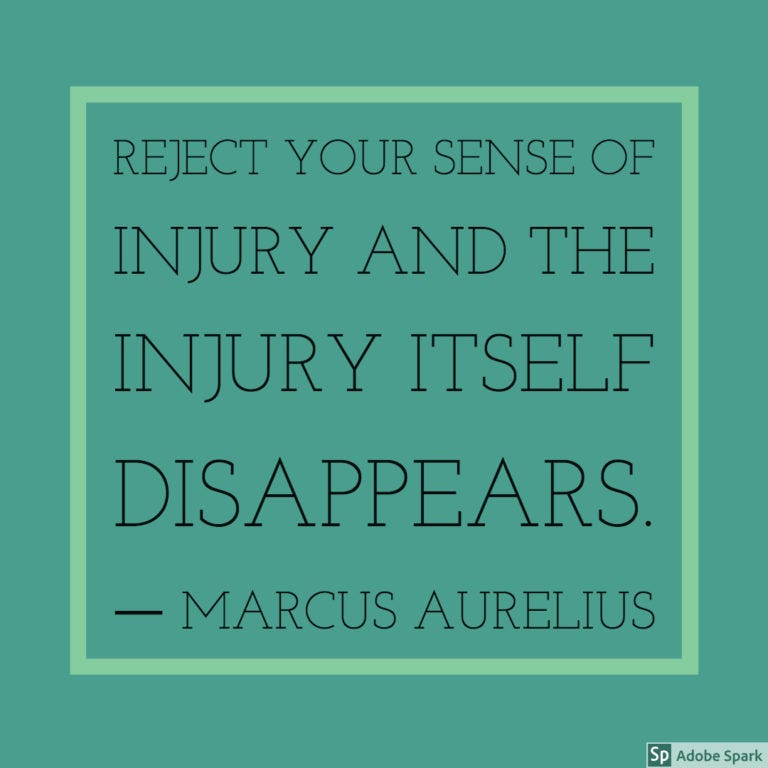 Reject the Injury. Why do we feel a sense of injury when… | by Erick ...