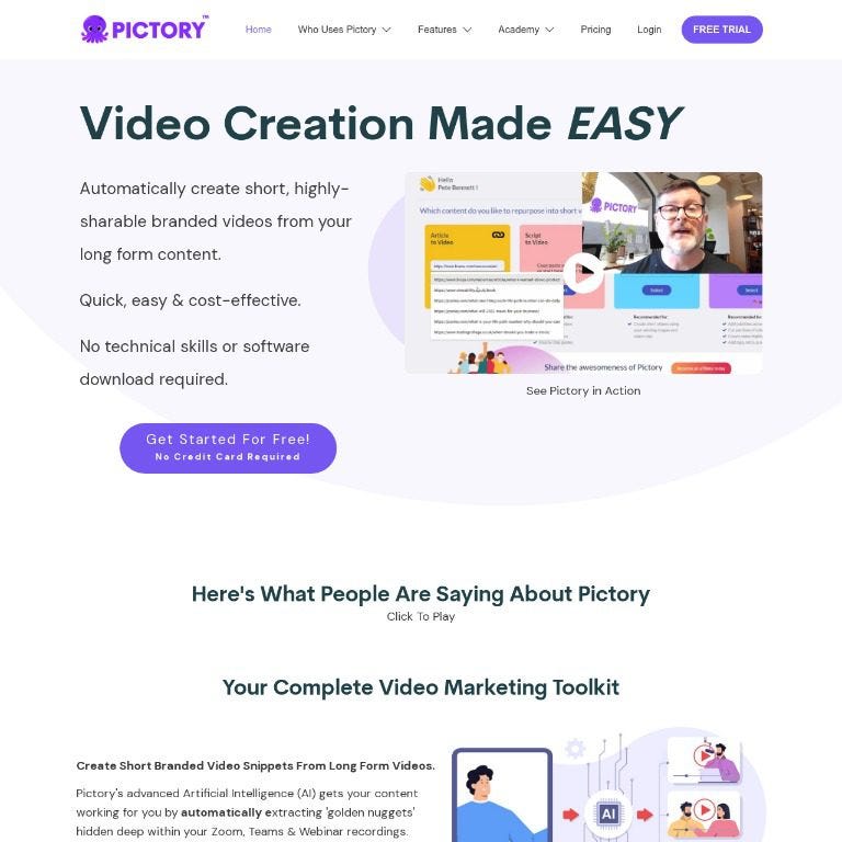 Pictory | by Futureailist | Oct, 2023 | Medium