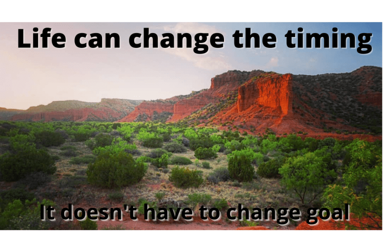 Life can change timing. It doesn’t have to change goals. | by Kate ...