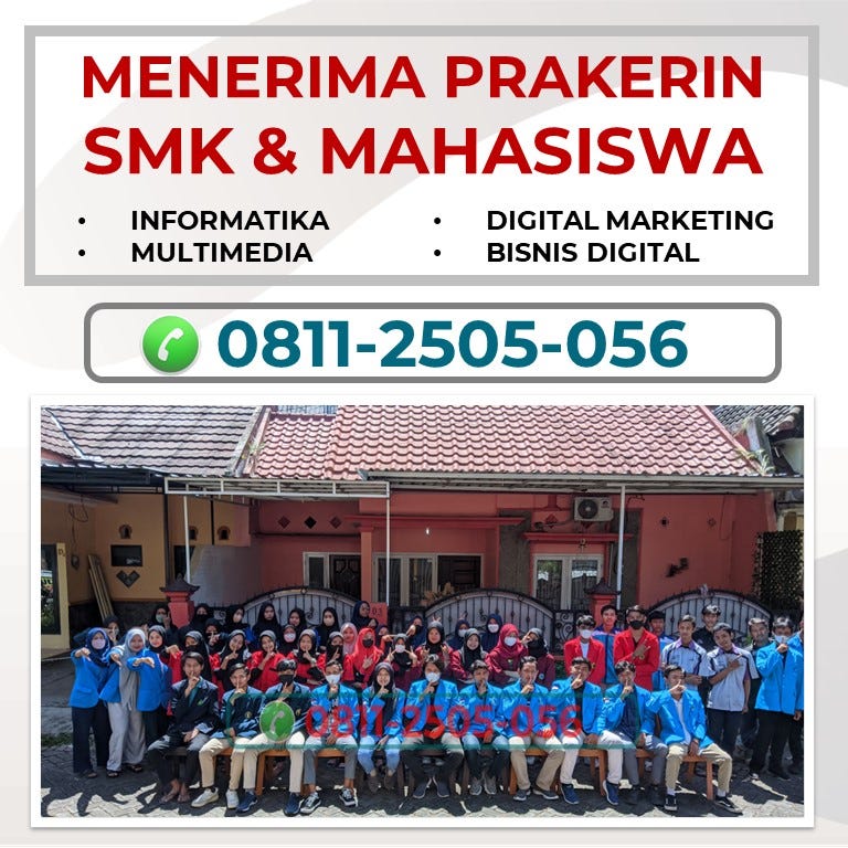 WA 0811–2505–056, Lowongan Prakerin Manajemen Wilayah Pekalongan | by Rafi Gmacademy | Medium