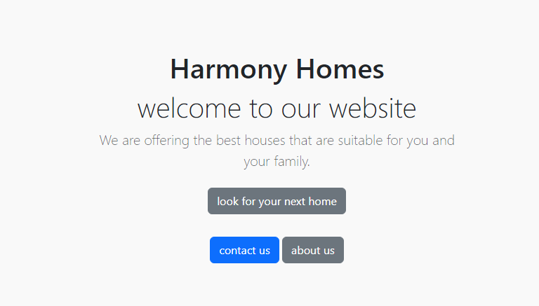 Creating a Harmony homes website using django | by Hermi | Medium