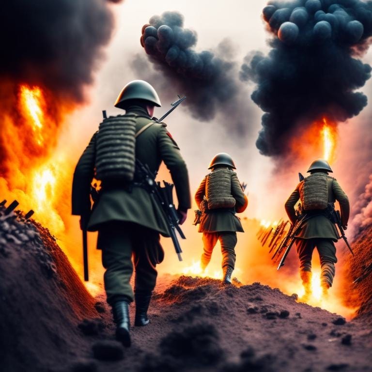 Trenches in the 21st Century. Russia and Ukraine have both built… | by ...