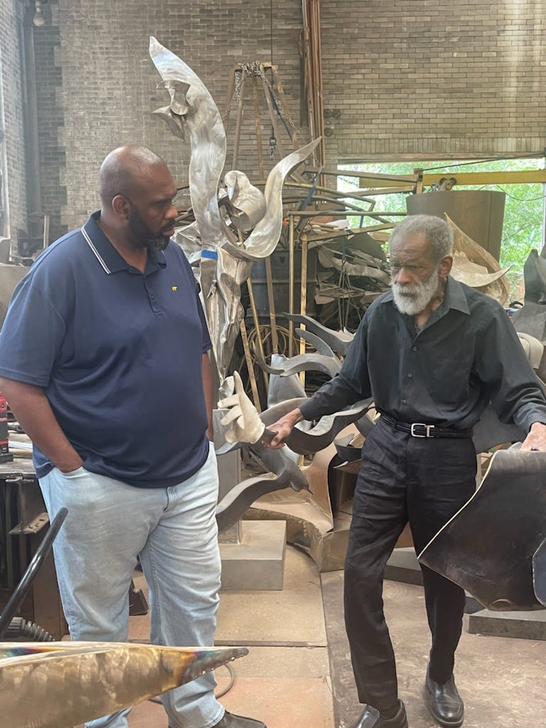 PASSING THE TORCH — SCULPTOR TO SCULPTOR | by Pigment International ...