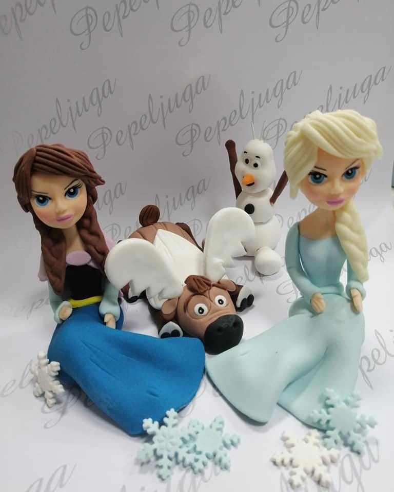 Pepeljuga: Ukrasi za Torte, Figurice od Fondana, Figurice za Torte | by ...