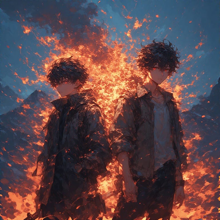 Two Potential Pyromaniacs?. On reflection, was I to blame? | by Maria ...