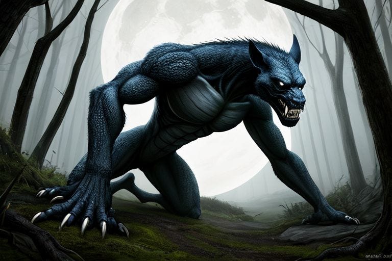 8ft Tall Werewolf ‘Old Stinker’ Prowling In Hull Industrial Estate | by ...