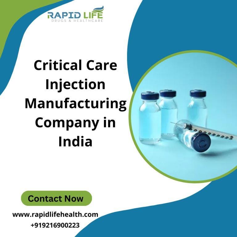 Critical Care Injection Manufacturers in India | by Rapid Life ...
