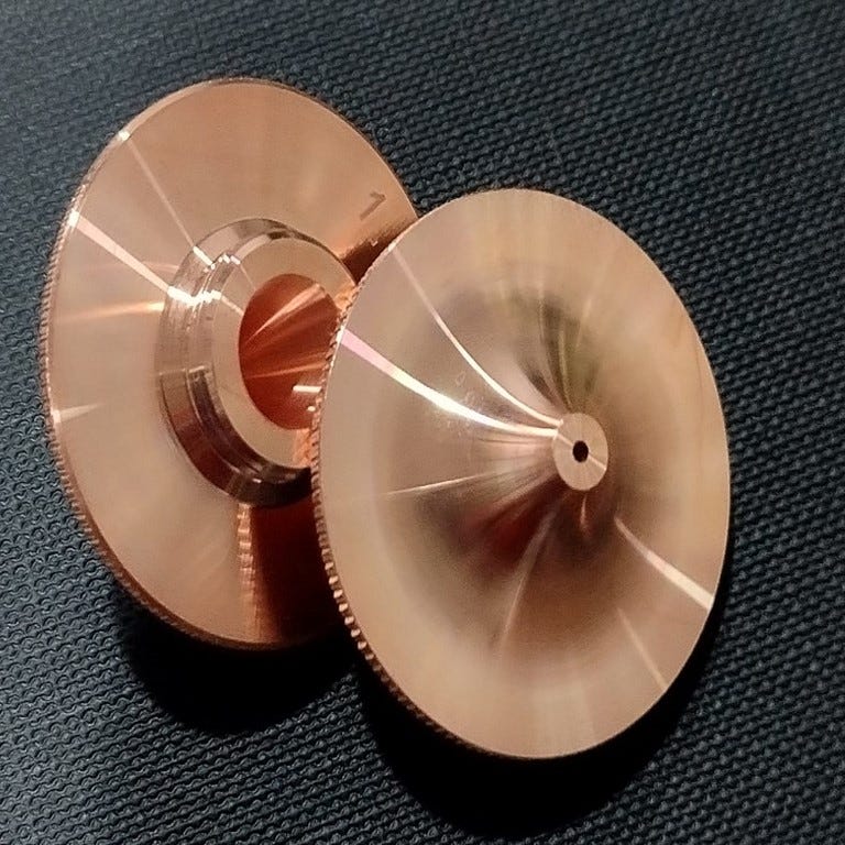 How are machine nozzles selected in power laser cutting? | by ...