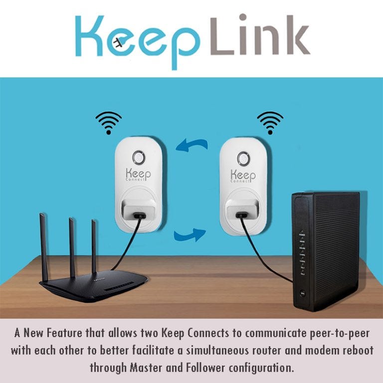 KeepLink: A New Feature for Keep Connect Router Rebooter | by Rona ...