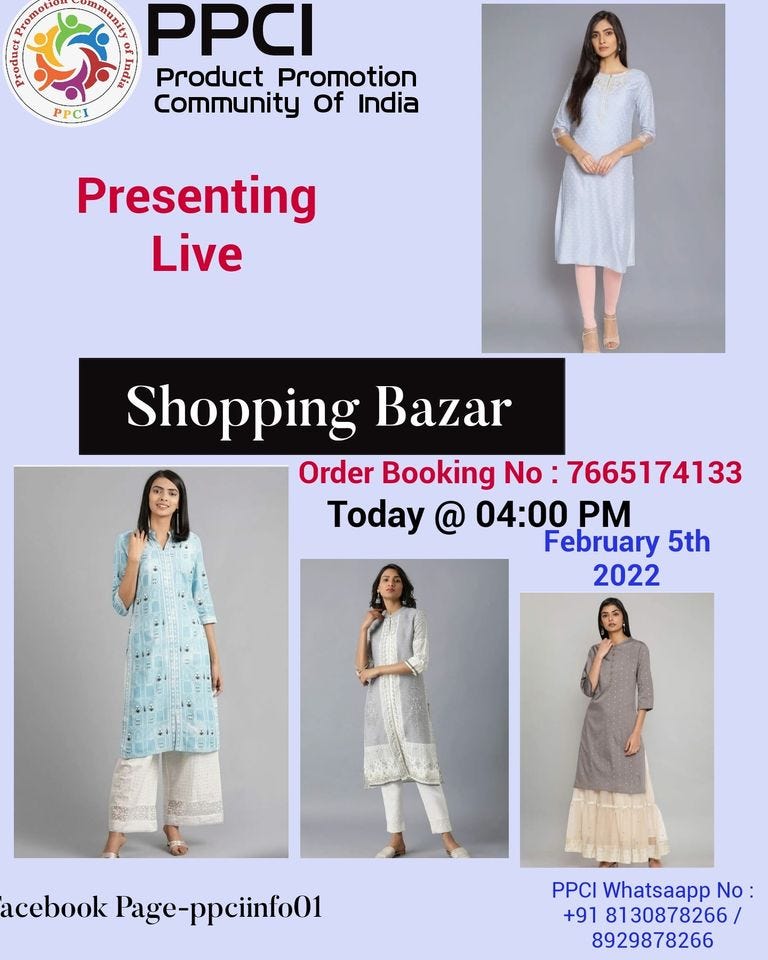 PPCI — 01 Product Promotion Community of India - Product Promotion ...