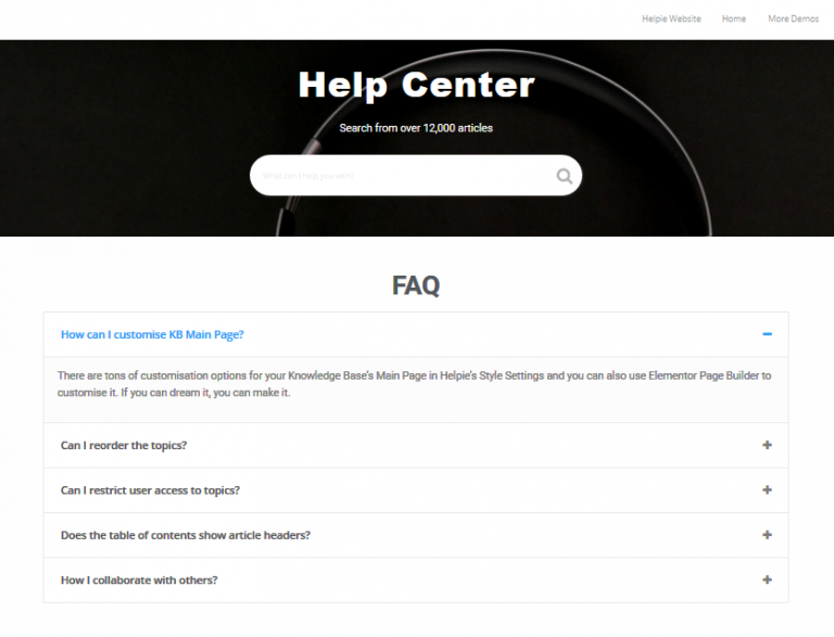 Excellent knowledge base examples to get your Helpdesk right | by ...