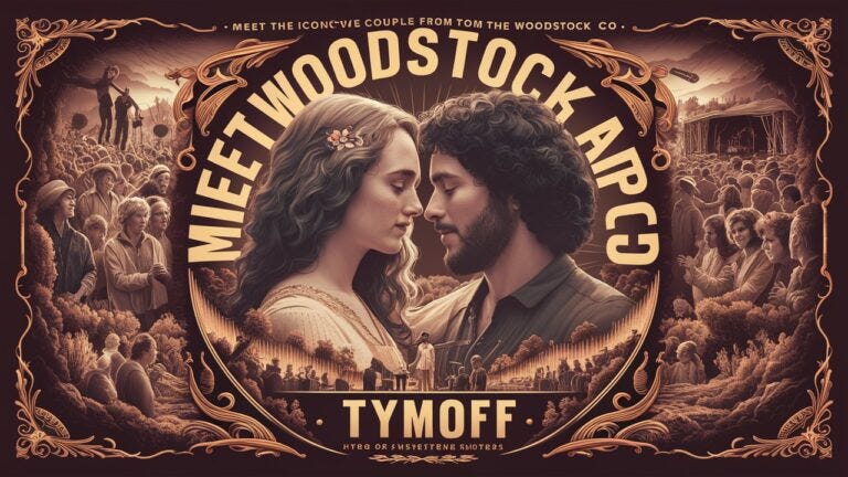Meet the Legendary Couple from the Woodstock Album Co Tymoff | by Sofa ...