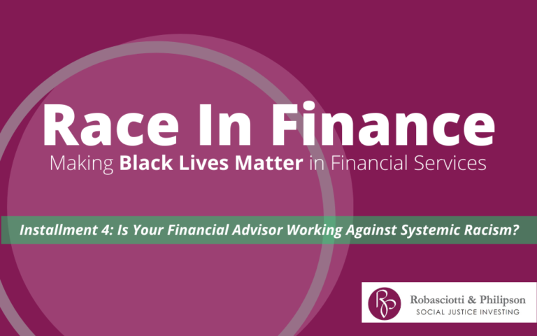 Race in Finance — Making Black Lives Matter in Financial Services ...
