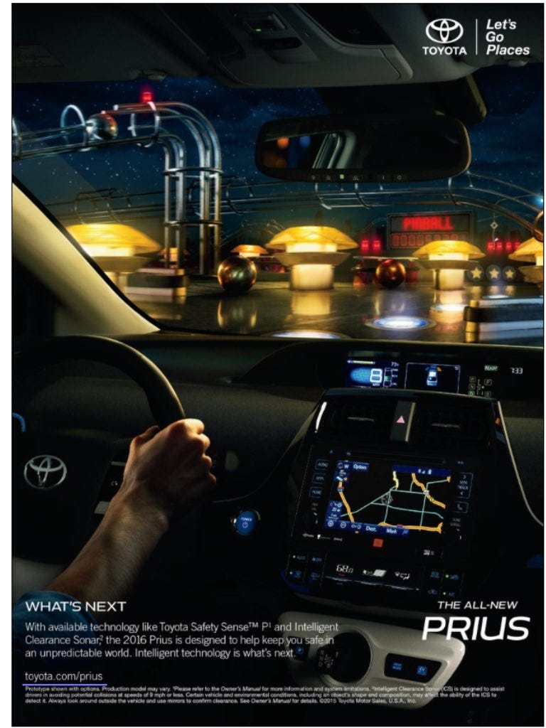 Blog #2-Advertising. Although this is a pretty typical Prius… | by ...