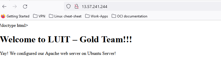 Install An Apache Web Server On An Ubuntu 1804 Lts Server By Mahad Said Cloudy Thoughts