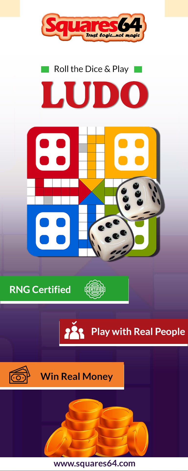 Best Platform To Play Ludo Online With Real Money - Squares64 - Medium