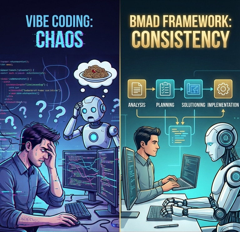 I Ditched “Vibe Coding” for the BMAD Method: Here’s How My AI Workflow ...