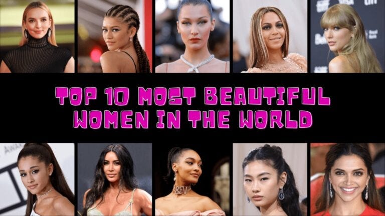 Top 10 Most Beautiful Faces In The World