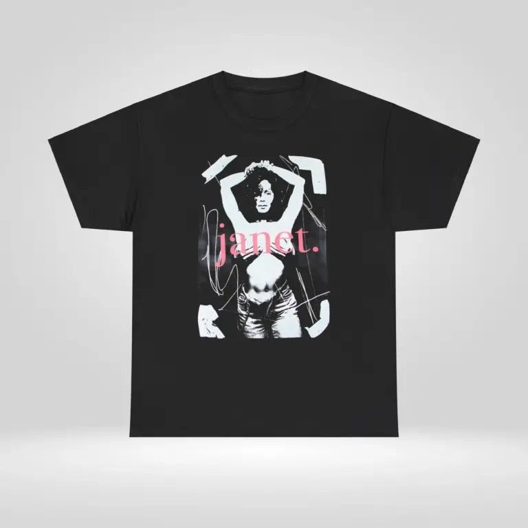 Janet Jackson T-Shirt: Iconic Design & Ultimate Comfort | by Shopmimimiller | Jul, 2024 | Medium