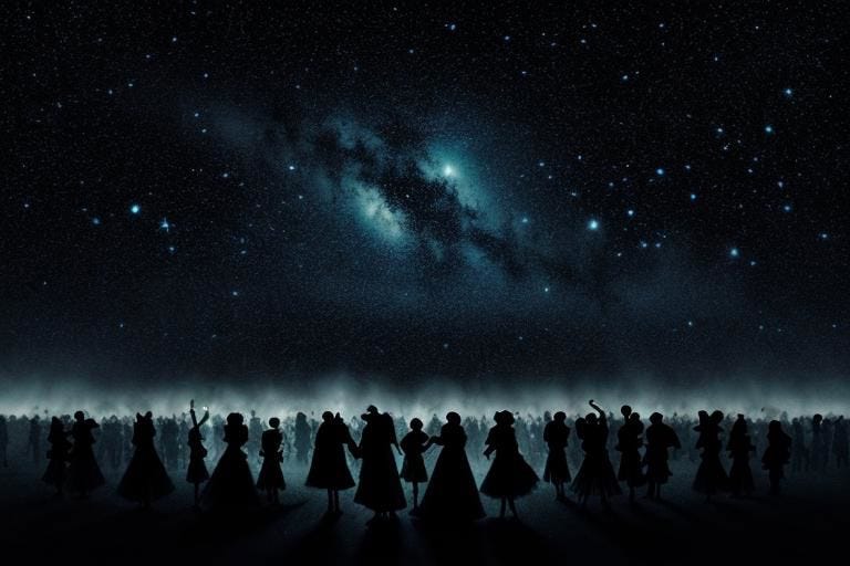 Endless Silhouettes (a poem). In twilight’s embrace, a wondrous… | by ...