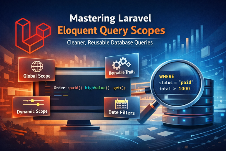 Mastering Laravel Eloquent Query Scopes for Cleaner, Reusable Database Queries | by Ilyas Kazi ...