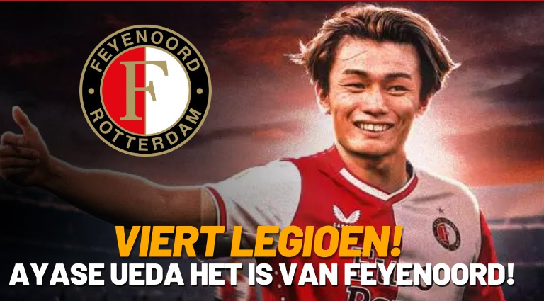 Ayase Ueda ke Rotterdam Sebagai Pemain Baru Feyenoord ⚪️🔴🇯🇵 LIGA188.com ...