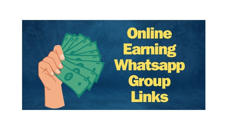 Online-Earning-Whatsapp-Group-Links | Medium