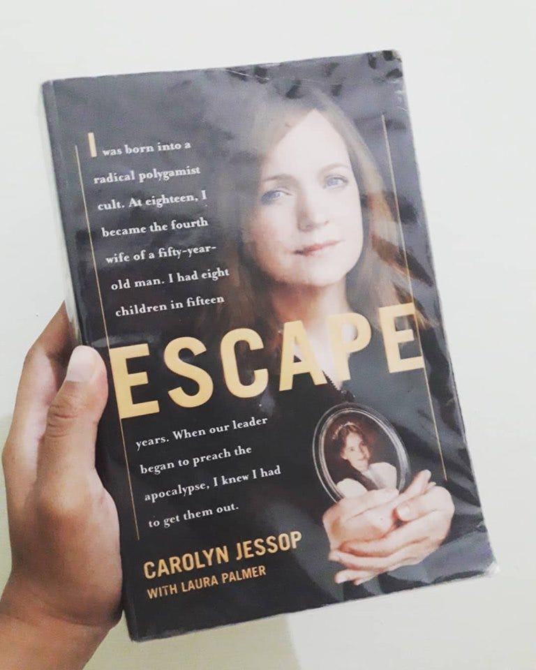 Escape: A Book About A Brave Woman and Strange Cult | by Reffi Dhinar ...