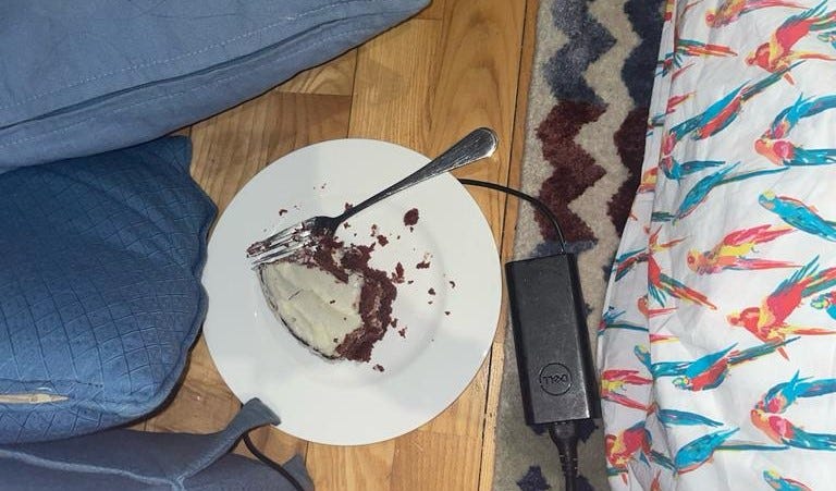 Old Cake and TV. A reflection on eating | by Niara | Medium