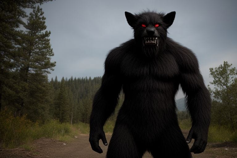 Terrifying Dogman Spotted In Hatfield Park | by Johnmooner-chief | Oct ...