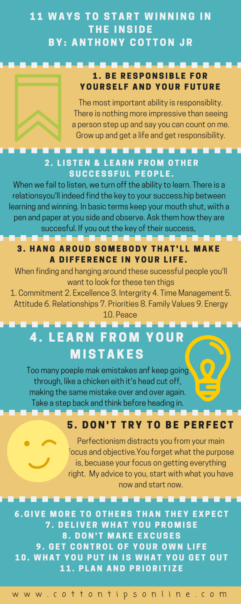 11 ways to start winning in the inside | by Anthony Cotton Jr. | Medium