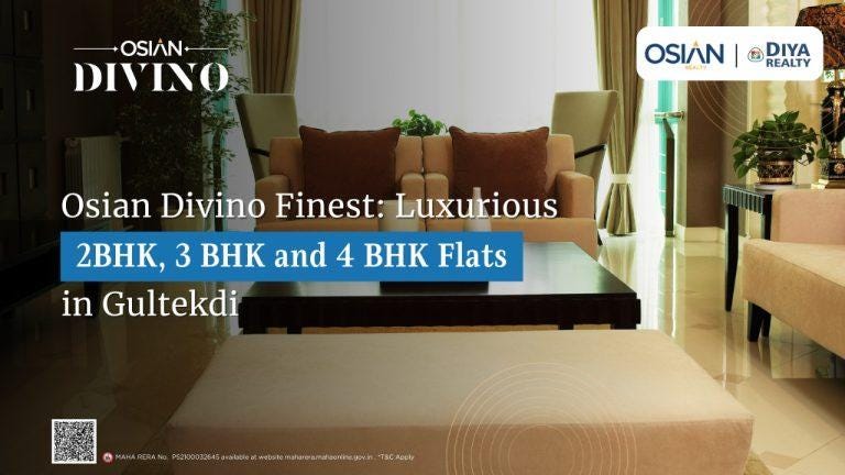 Osian Divino Finest: Luxurious 2BHK, 3 BHK and 4 BHK Flats in Gultekdi ...