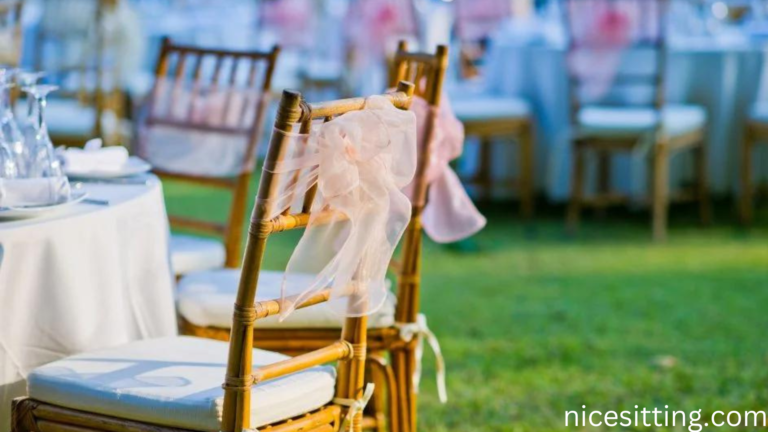 How to decorate chairs without chair covers for events? Best way | by ...