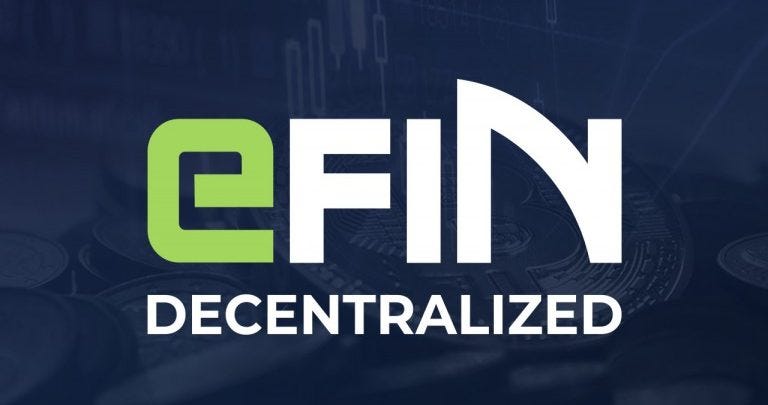 eFIN Exchange. eFIN is a secure, decentralize… | by rahul kumar | Medium