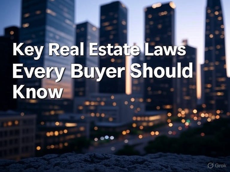 Key Real Estate Laws Every First-Time Property Buyer or Builder Should ...