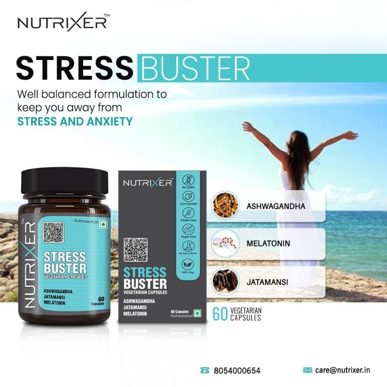 Top stress relief capsules in India | by Nutrixer | Medium
