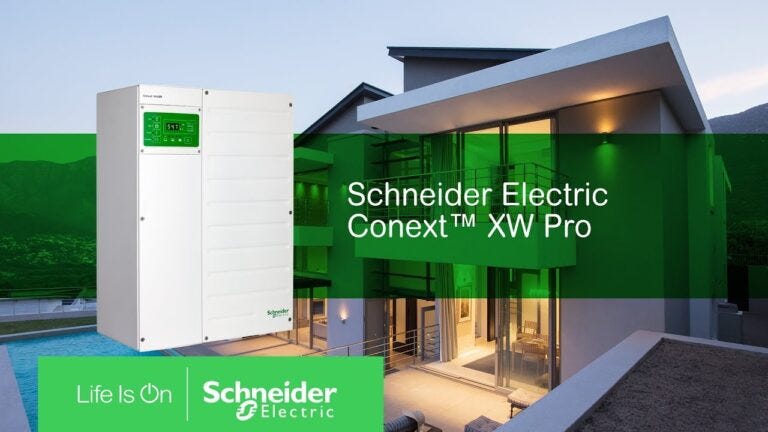Schneider Hybrid Solar Inverter at Minimal Cost - PLC Panel - Medium